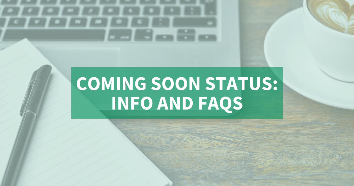 Coming Soon Status | CCIAOR