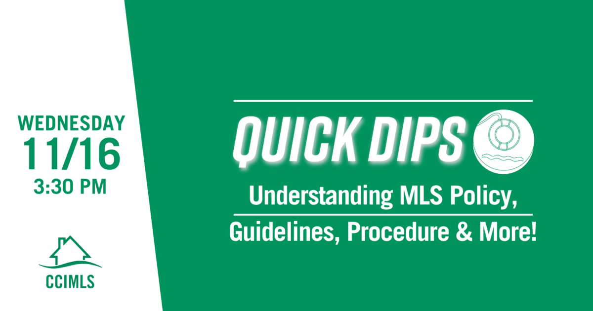 Understanding MLS Policy, Guidelines, Procedure & More! | CCIAOR