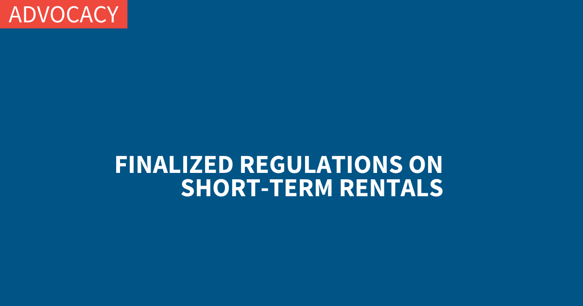 State short-term rental regulations finalized | CCIAOR